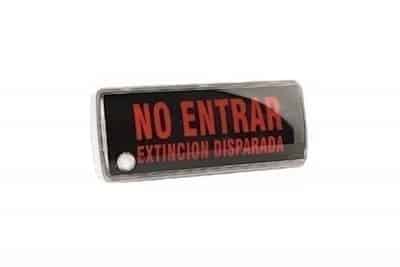 Cartel de Extinción Disparada para Exteriores IP65 Avisador Visual EN54 ...