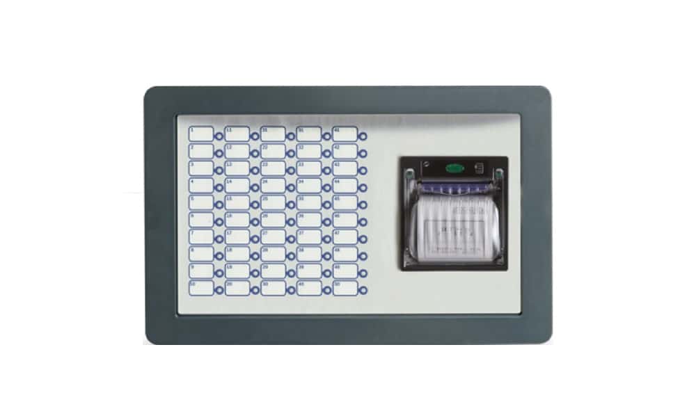 FPMLEDPRN Módulo equipado con 50 LEDs y una impresora térmica de rollo ...