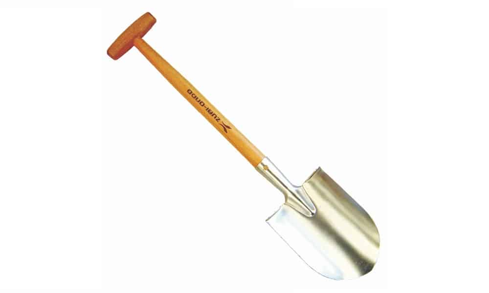 EACI "PALA" Pala Redonda con Mango de Madera de tipo "Anilla" – Zekuritt