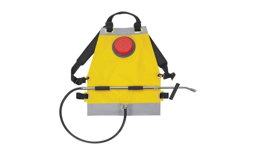 GENFO PRO Mochila extintora flexible con conector rápido y Tejido ...