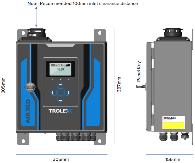 Trolex Air XD ATEX Monitor De Partículas TX8005 Áreas Peligrosas ...
