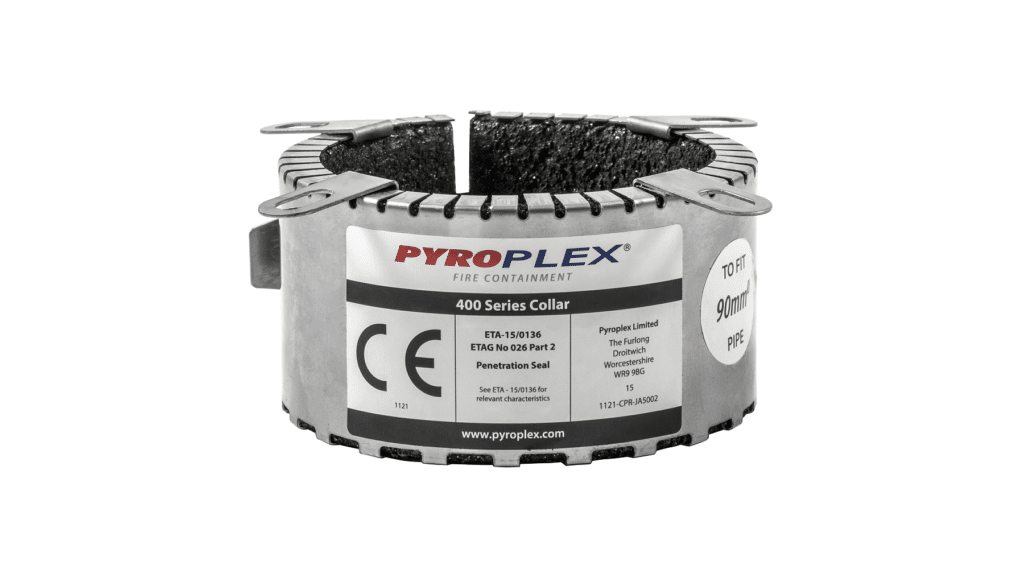 Collarín para Tuberías Pyroplex® Serie 400 con Marcado CE – Zekuritt