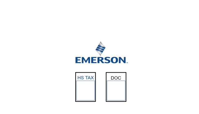 Certificate of Quality/Quantity – Consistent with ISO 10474 EMERSON ...